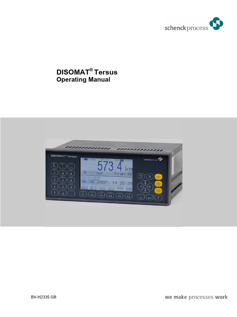 Disomat Tersus | PDF | Weight | Computer Keyboard