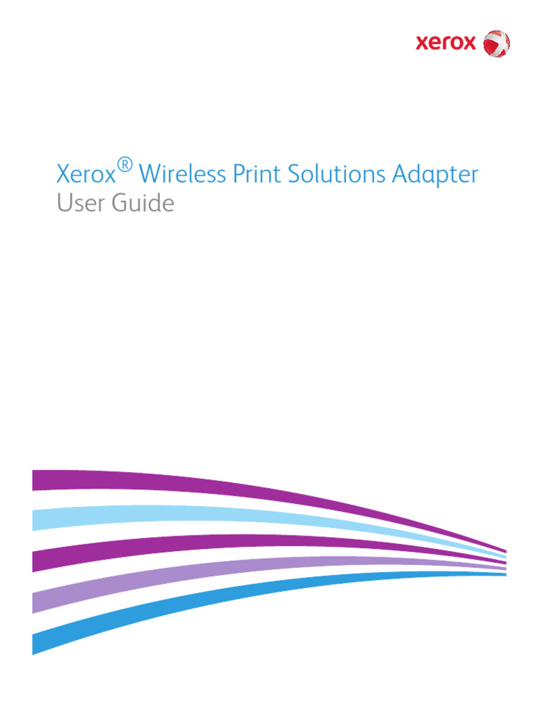 Xerox Wireless Print Solutions Adapter | PDF | Wireless Lan | Port ...