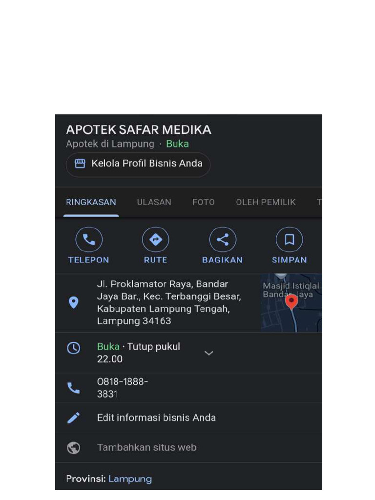 B.lokasi Apotek | PDF