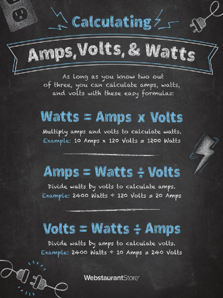 calculating-amps-volts-watts | PDF