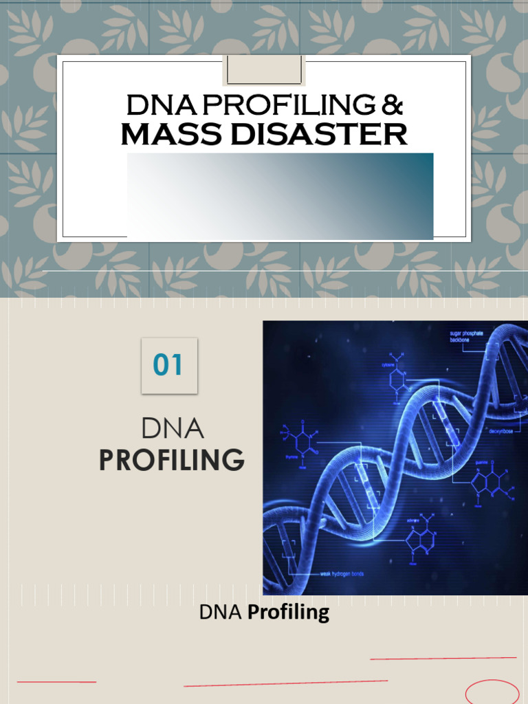 DNA Mass Diseaster Mostary | PDF | Dna Profiling | Polymerase Chain ...