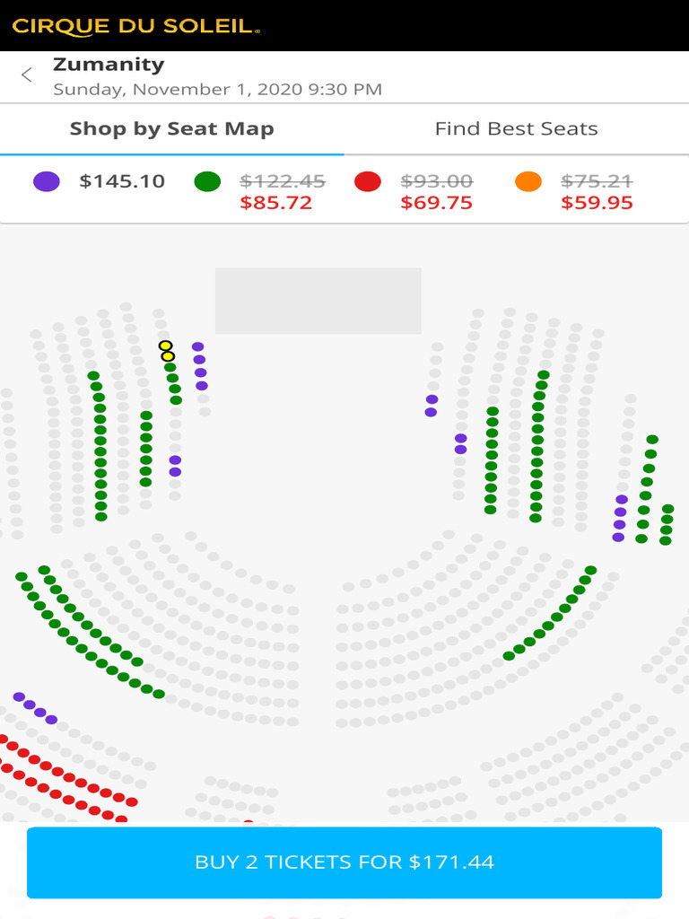 Zumanity Ticket Pricing and Options | PDF