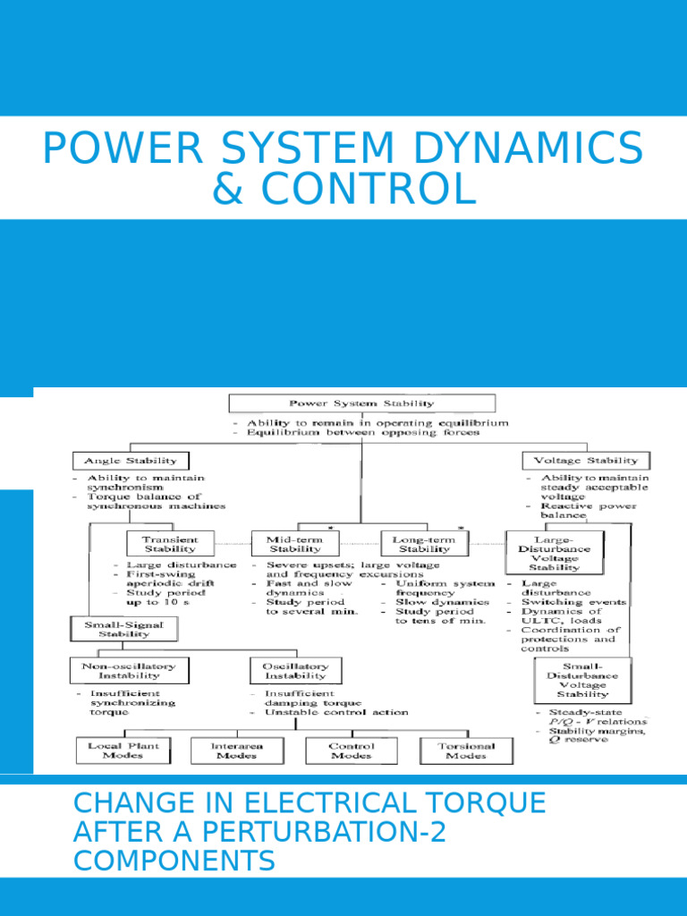 Power System Dynamics & Control-Part 3 | PDF