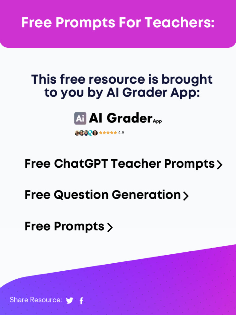 Free AI Tools for Teachers | PDF | Lesson Plan | Learning