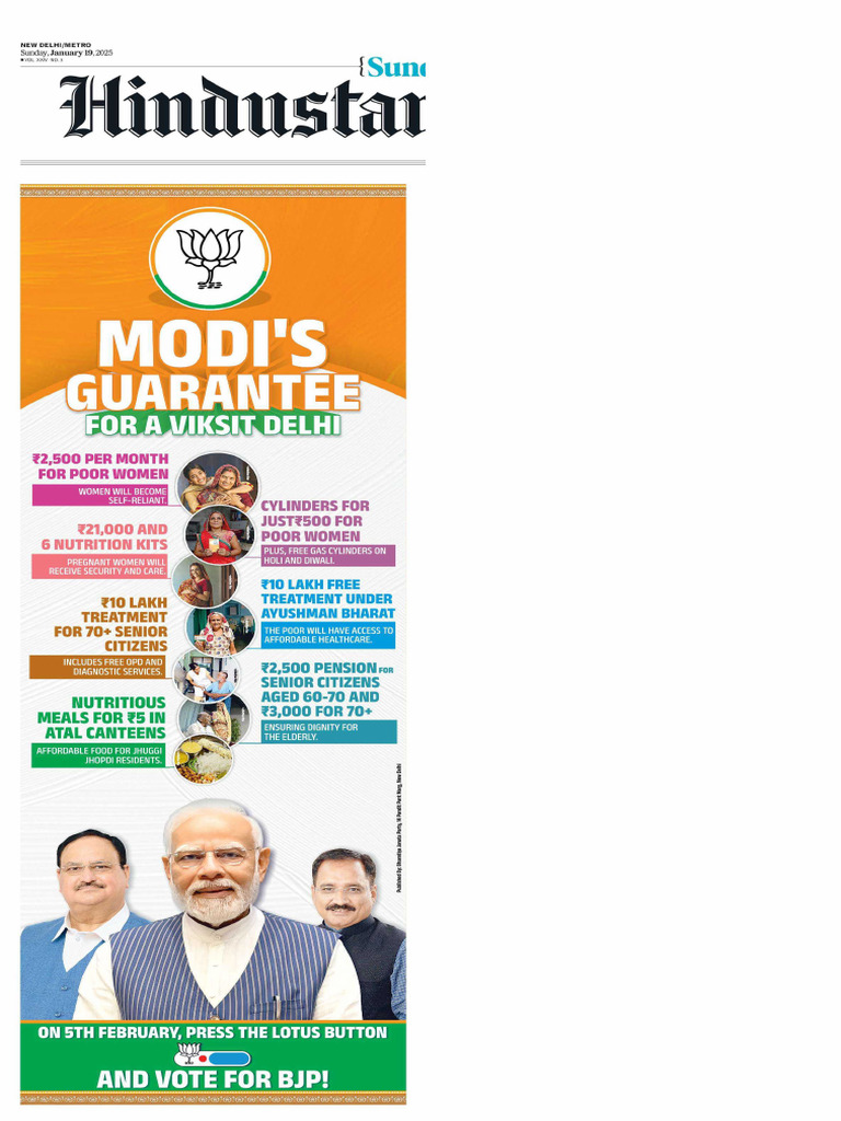 HT_Delhi_19-01-2025 | PDF