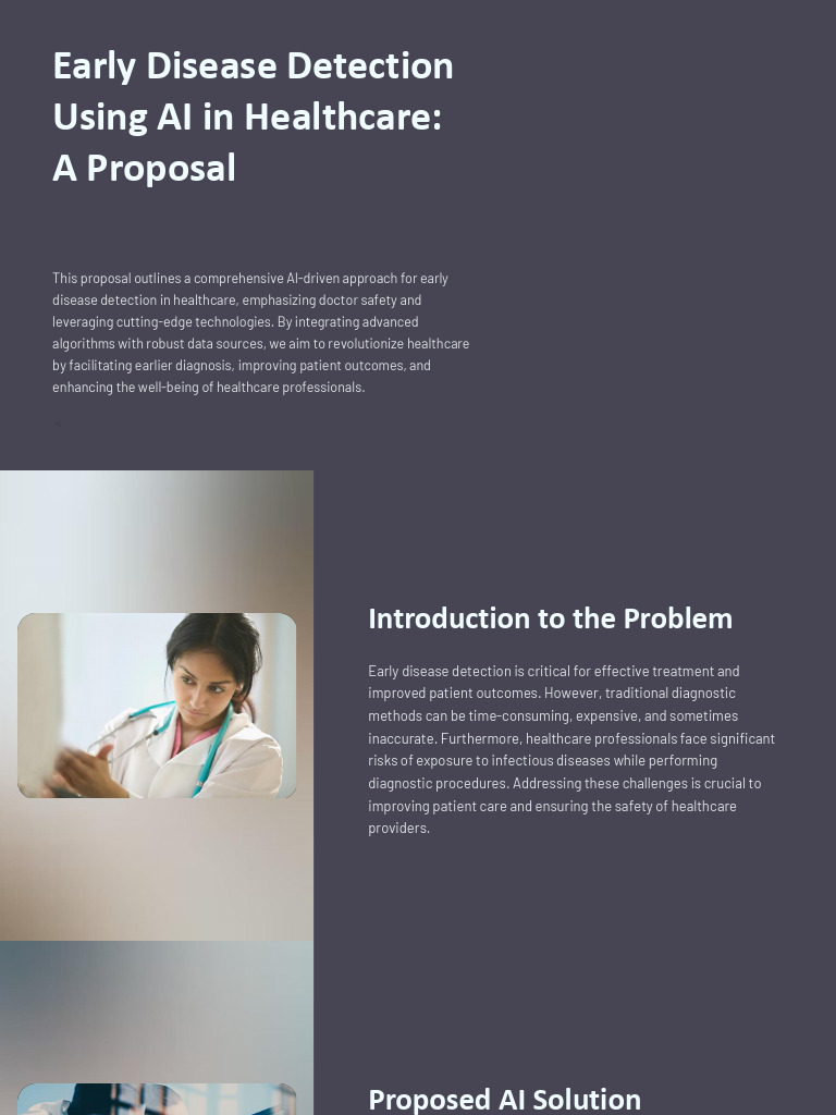 Early-Disease-Detection-Using-AI-in-Healthcare Clas 12 ai | PDF | Artificial Intelligence ...