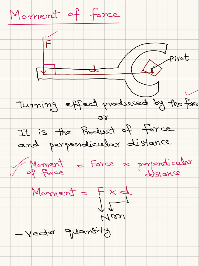Moment of Force | PDF