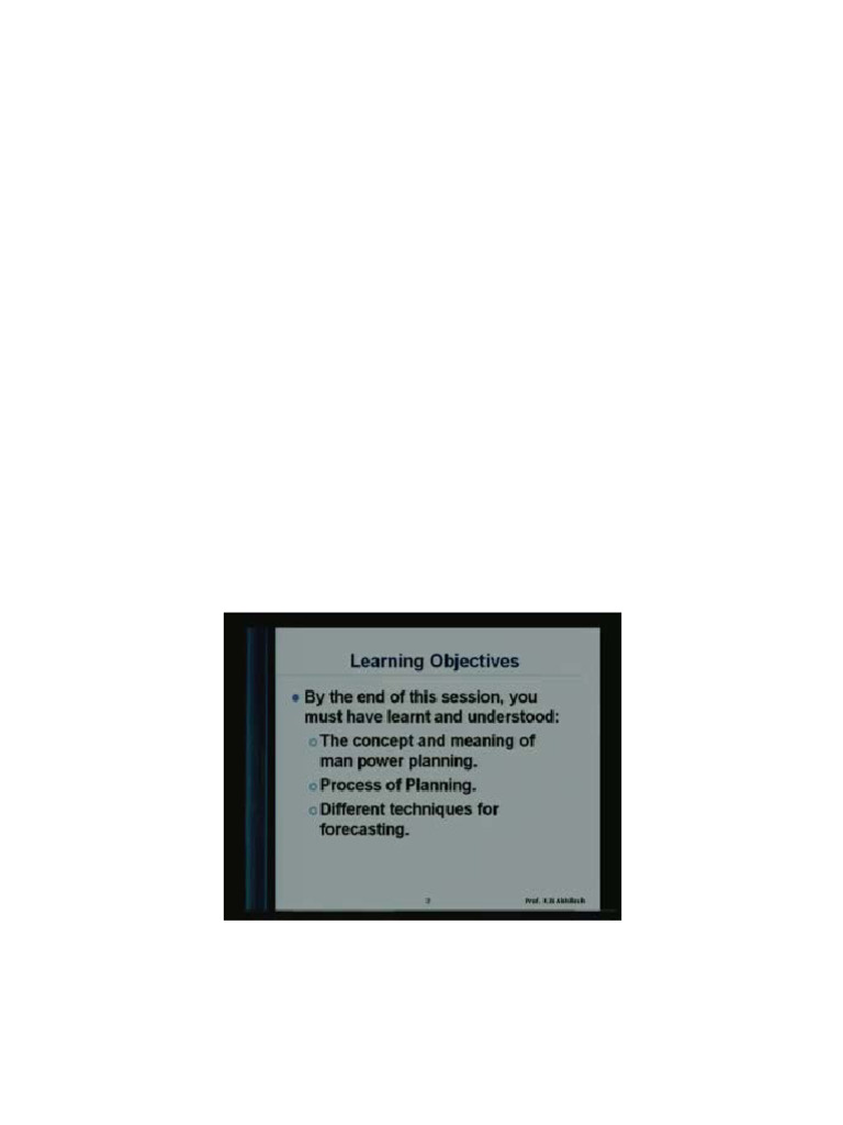 lec19 Manpower Planning | PDF | Human Resources | Forecasting