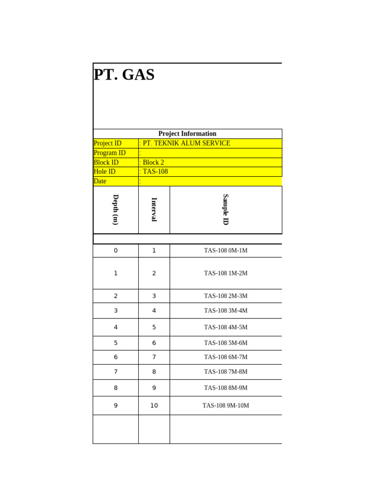 Log Plot Tas 108 Pdf Geology Earth Sciences 