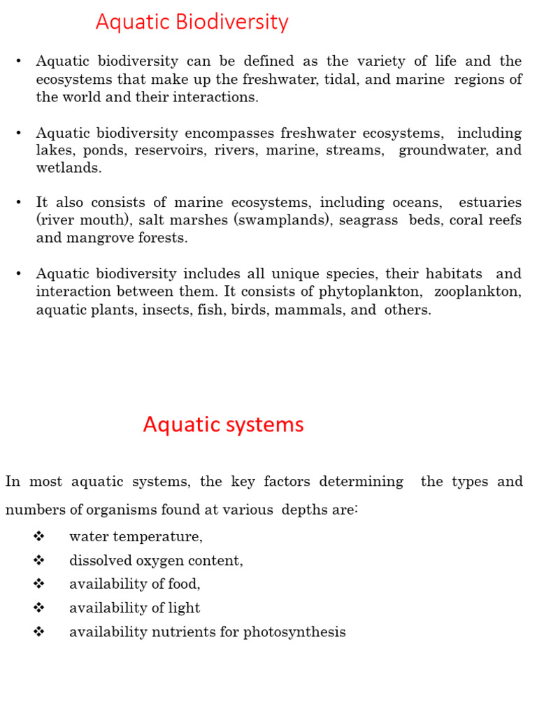Biodiversity IV | PDF | Aquatic Ecosystem | Genetic Engineering