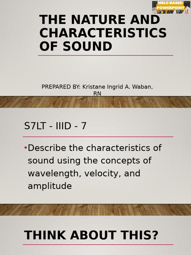 Characteristics of Sound Waves Explained | PDF | Sound | Hearing