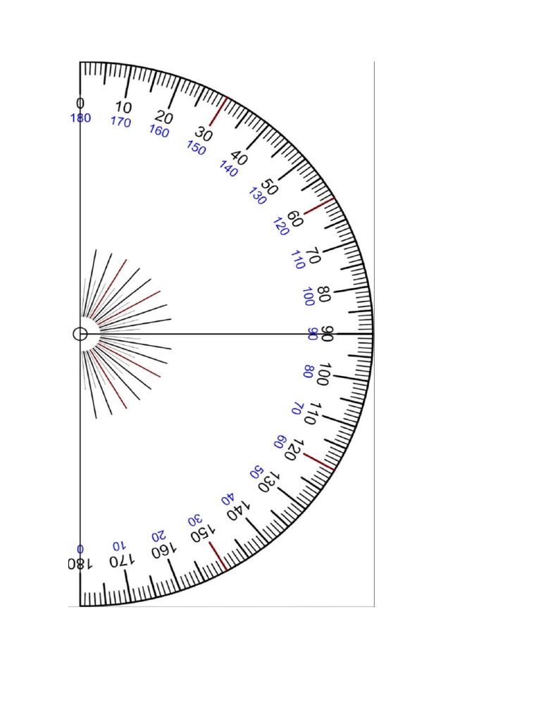 Protractor | PDF