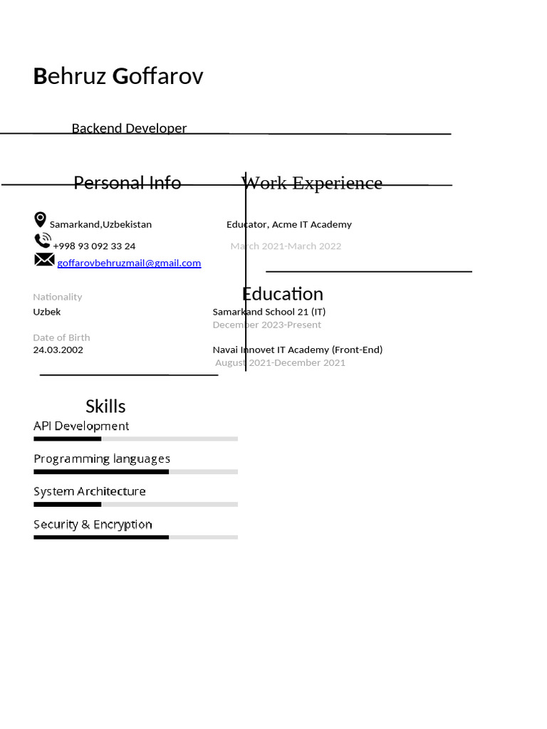 Behruz Goffarov | PDF