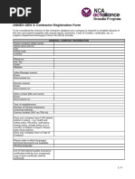 2026 NCC First Registration Form For Only Grade 6 | PDF | Bankruptcy ...