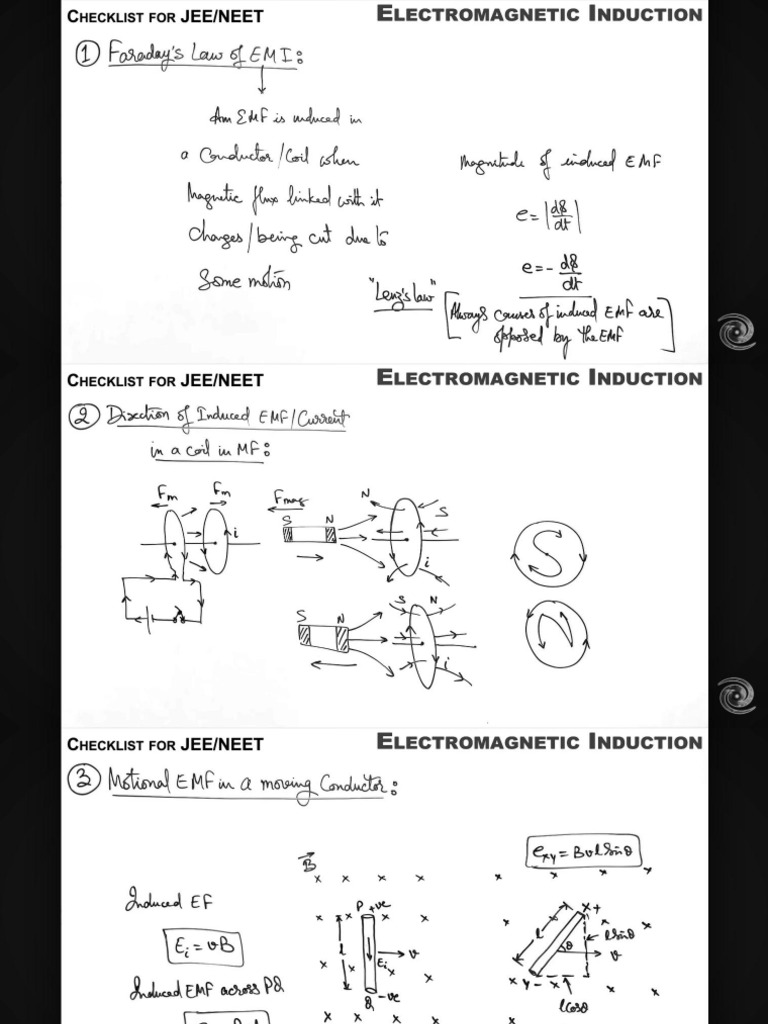 Electromagnetic Induction | PDF | Physical Phenomena | Multivariable ...