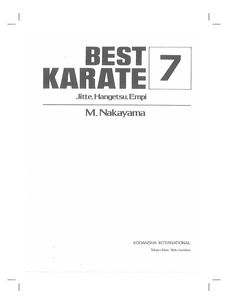 7 - Kata ( Jitte, Hangetsu, Empi) | PDF
