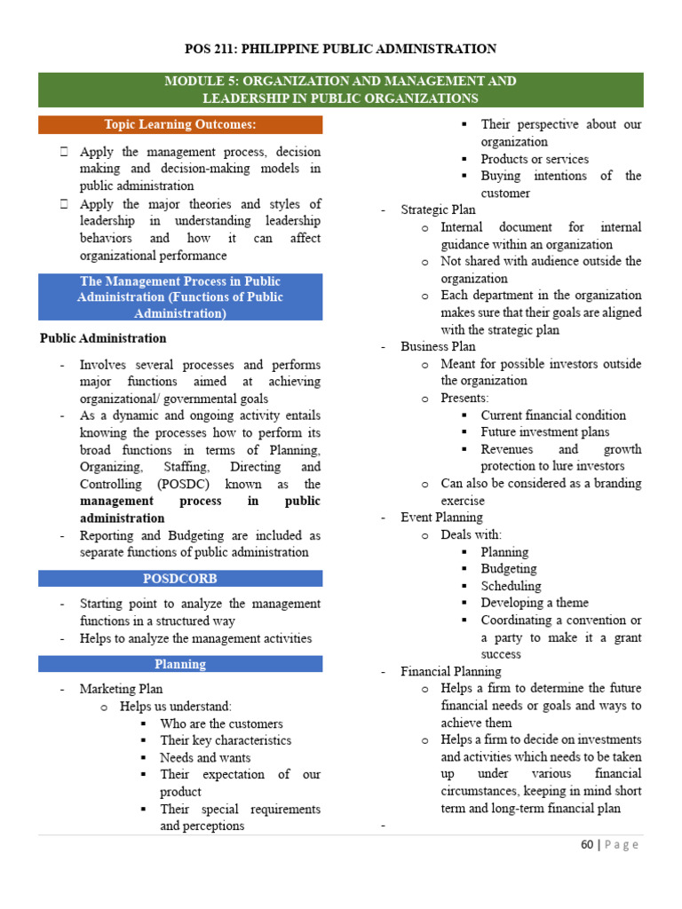 Midterms Reviewer | PDF | Goal | Strategic Planning