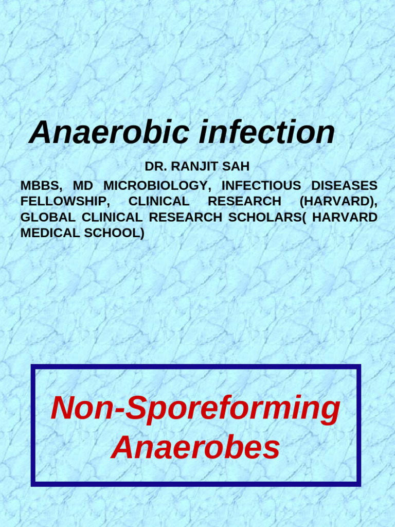 Anaerobes | PDF | Infection | Gram Positive Bacteria