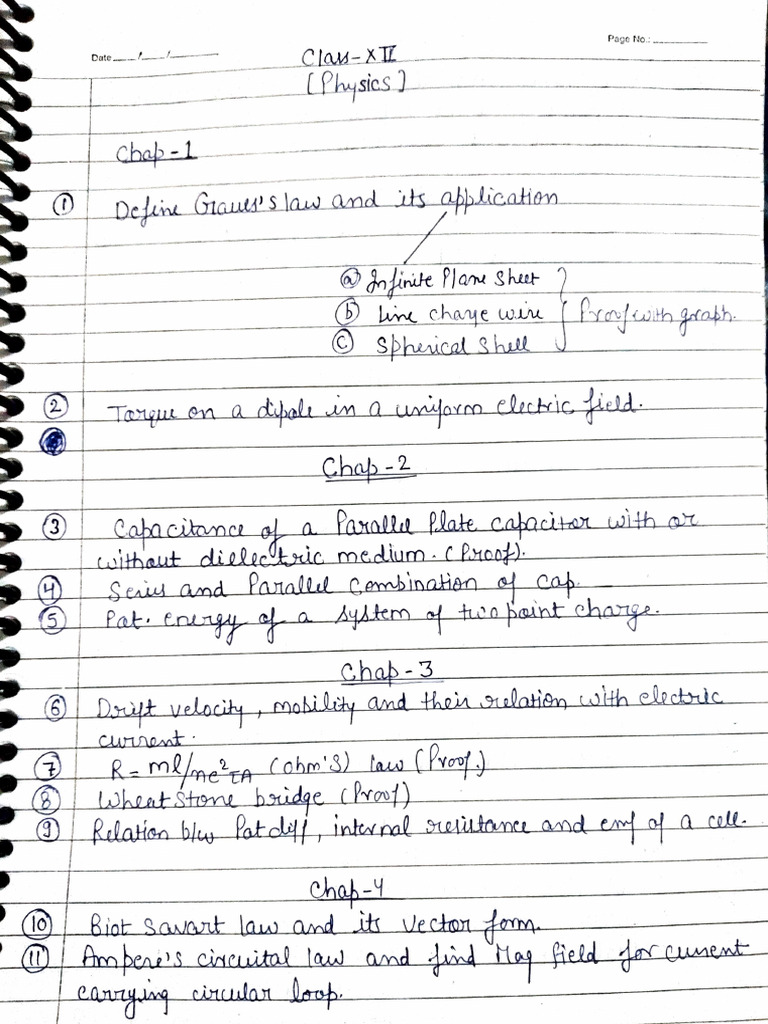 Imp Ques Physics | PDF