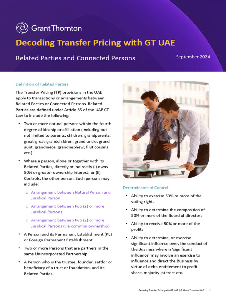 Decoding Transfer Pricing With GT UAE 1725601451 | PDF | United Arab ...