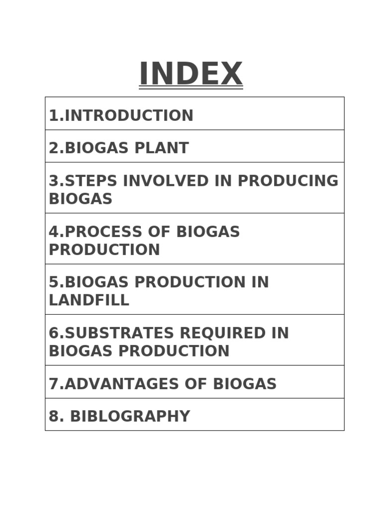 bio project | PDF | Biogas | Anaerobic Digestion