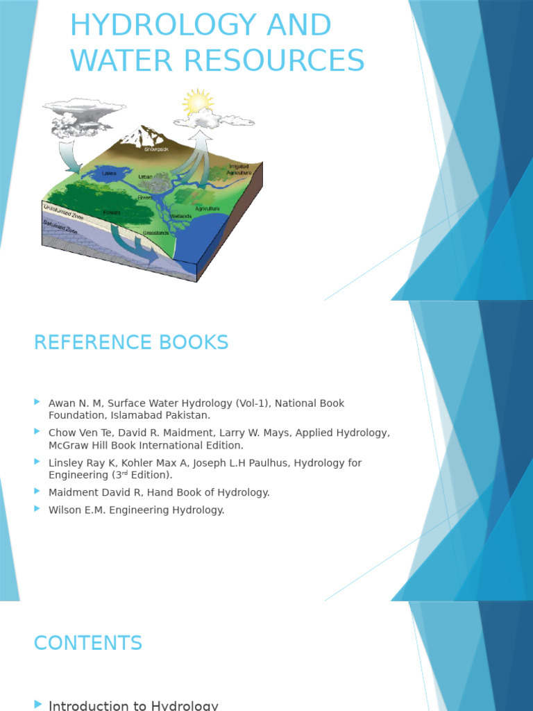 Hydrology and Water Resources Overview | PDF | Hydrology | Groundwater