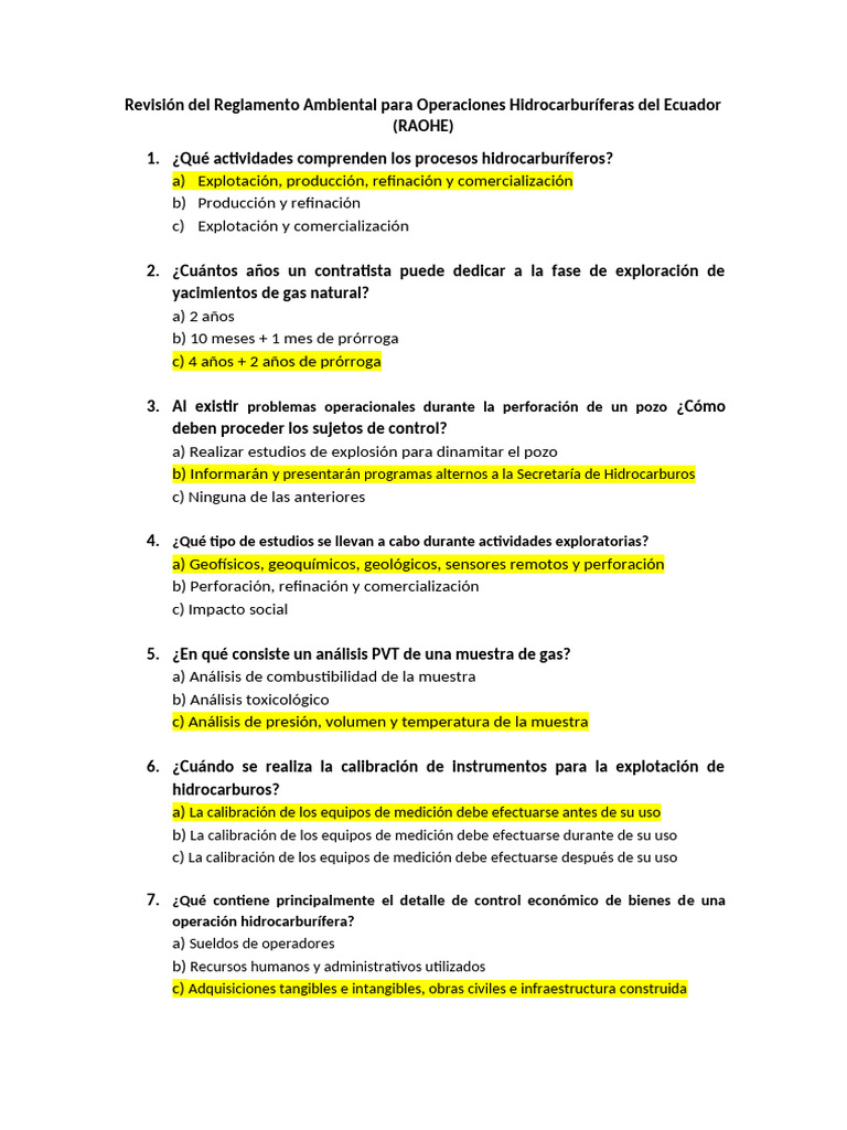 Reglamento Ambiental Hidrocarburos Ecuador | PDF | Calibración