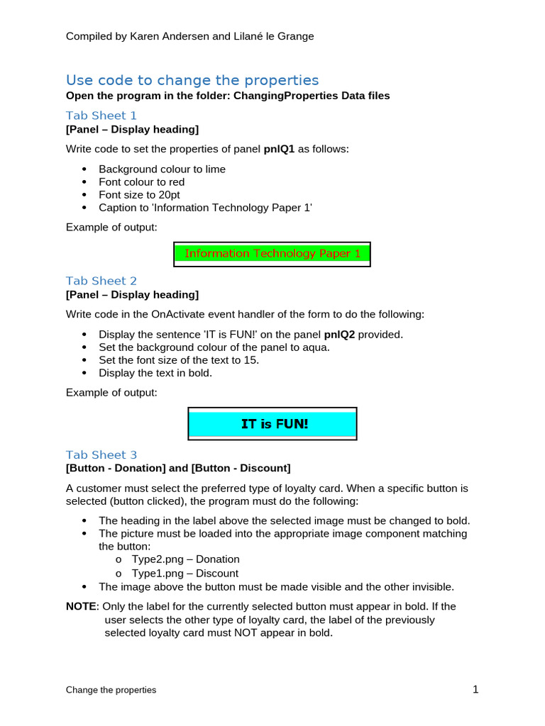 Revision Questions | PDF | Area | String (Computer Science)