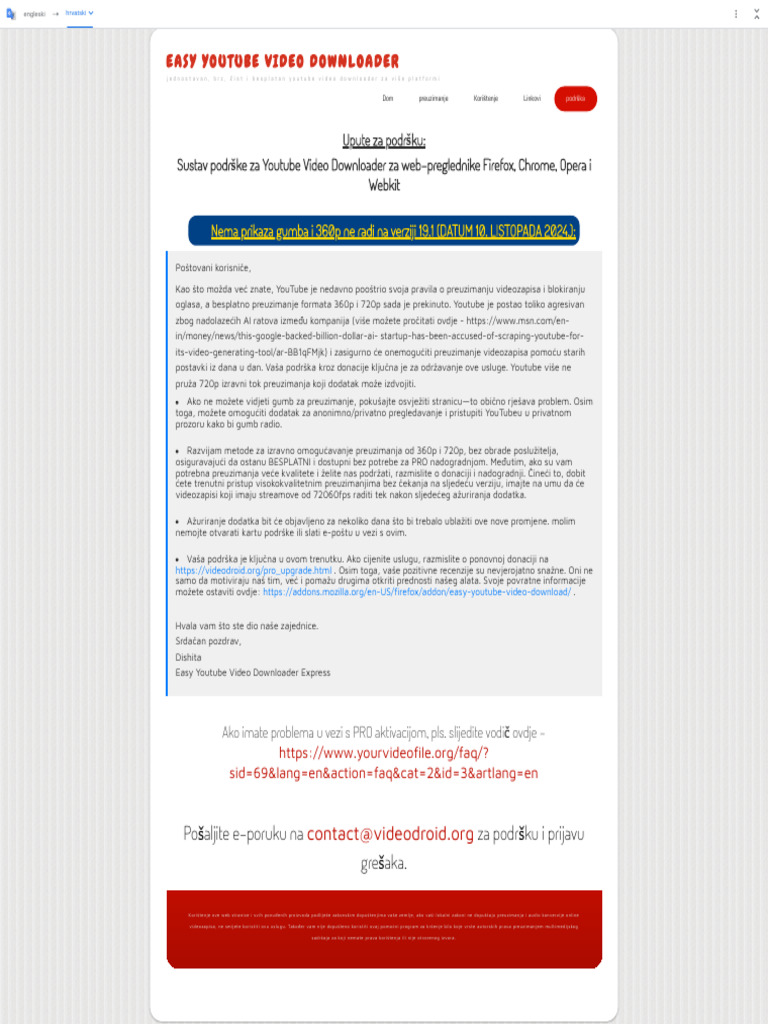 Problemi Sa Youtube-Om | PDF