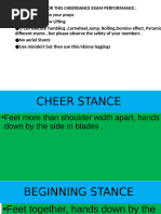 Beginning Stance | PDF