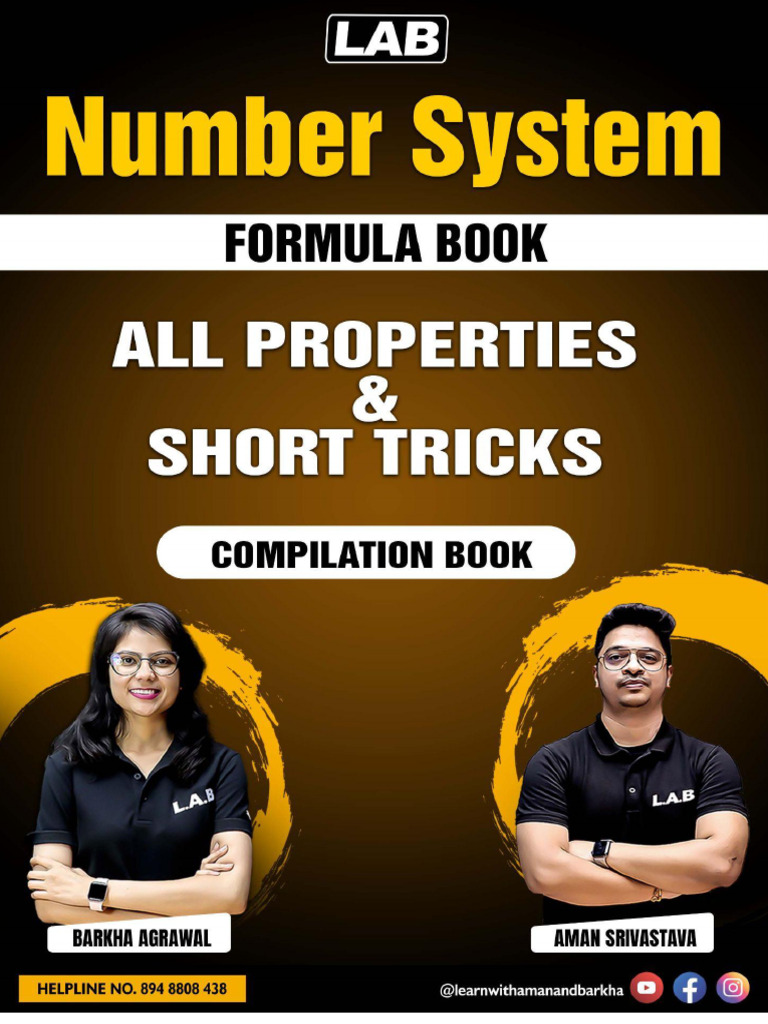 Number System Formula | PDF