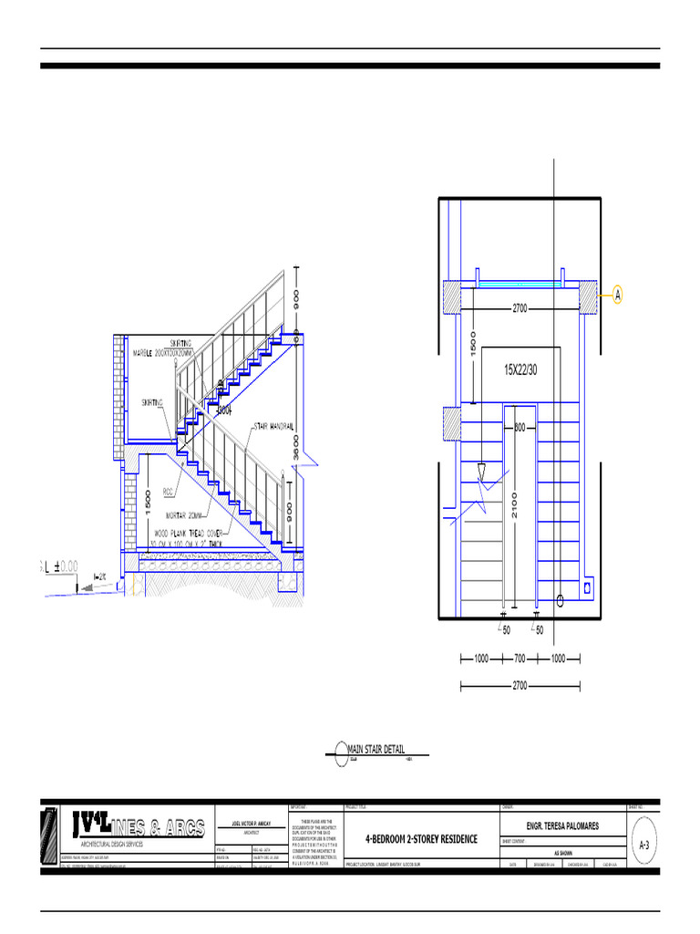 MAIN STAIR DETAIL | PDF