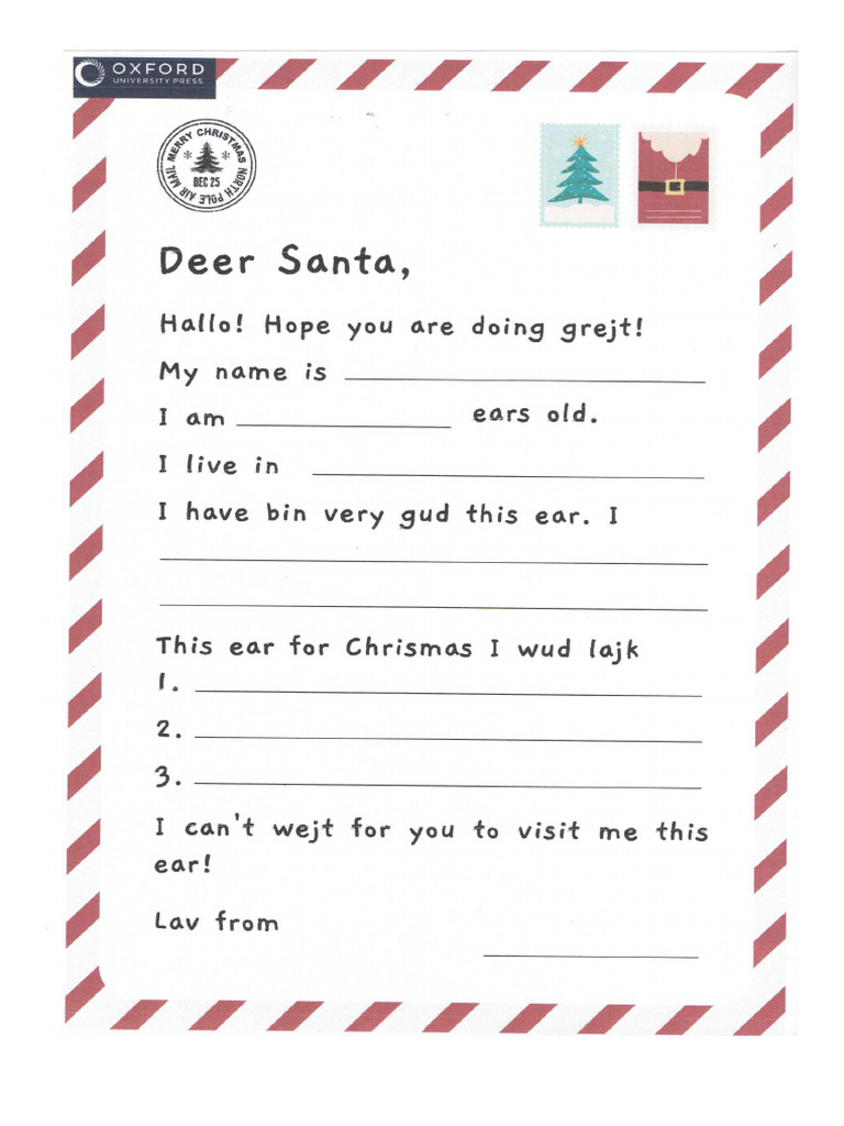 Dear Santa | PDF