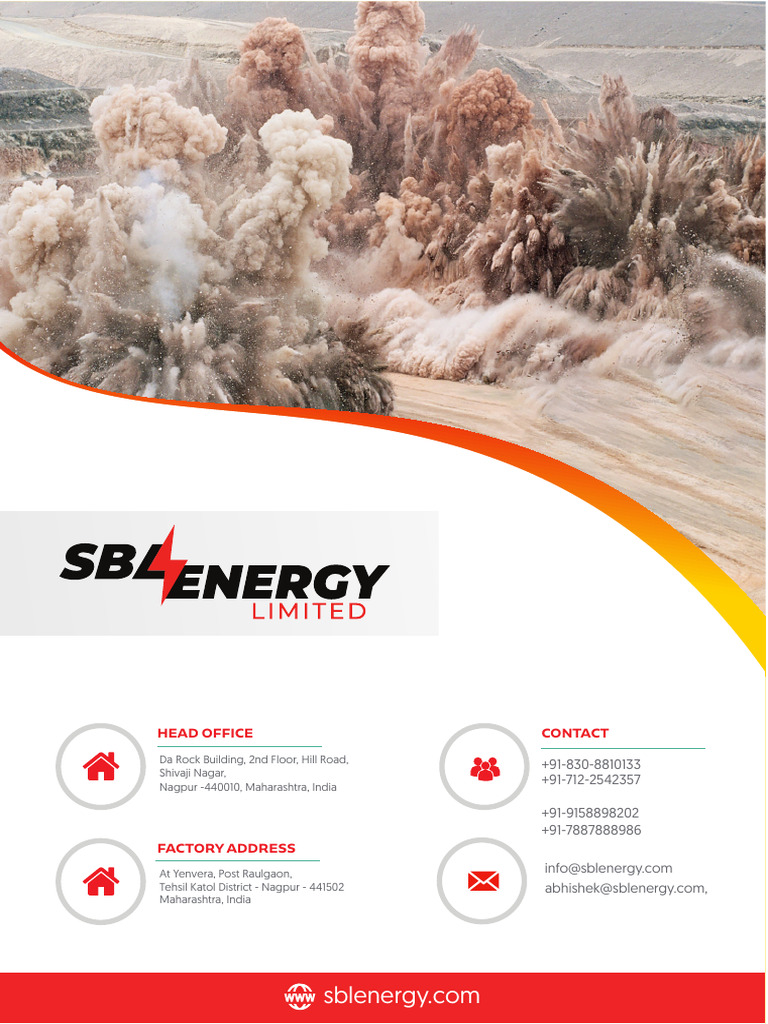 SBL Energy Brochure | PDF