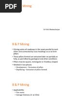 Bord & Pillar Method | PDF | Coal Mining | Mining