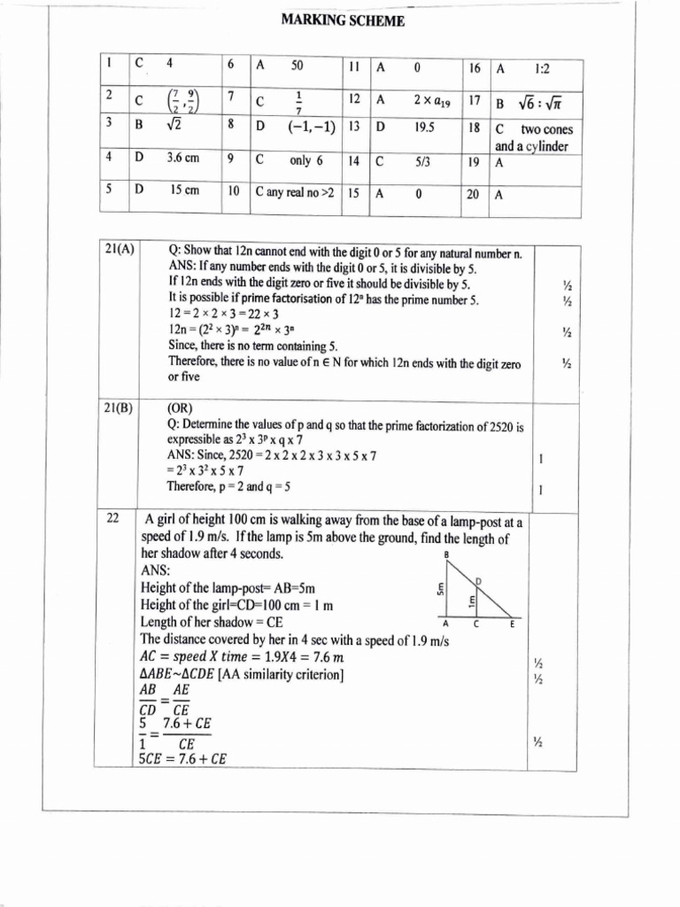 Math Problem Solutions and Explanations | PDF | Circle | Perpendicular