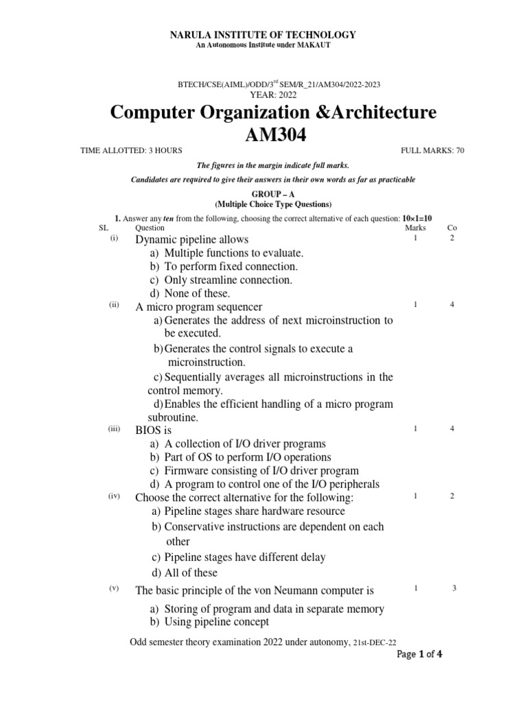 AM301--2022 | PDF | Computer Science | Digital Electronics