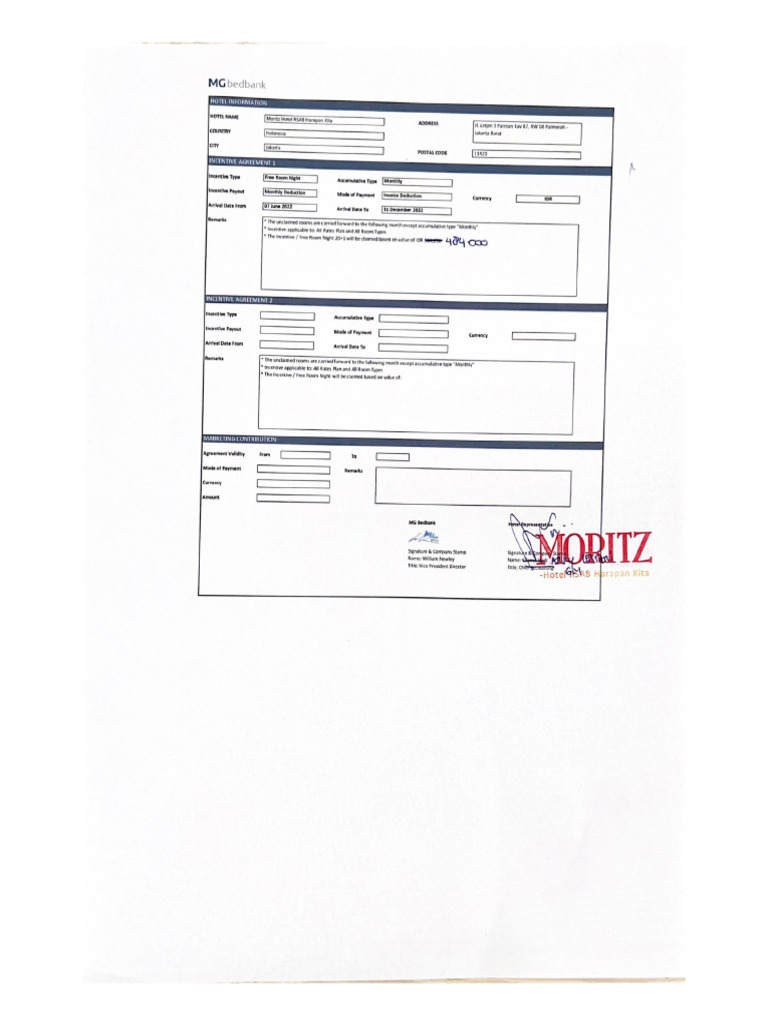 Incentive Awal Sign by Ibu Arry 2022 | PDF