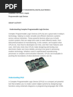 CPLD (Complex Programmable Logic Devices) - Block Diagram, Architecture | PDF | Field ...