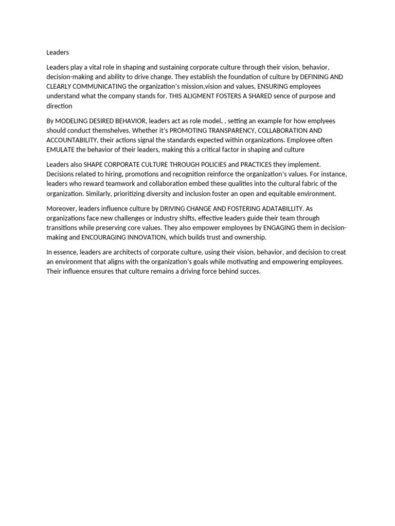 Leaders | PDF