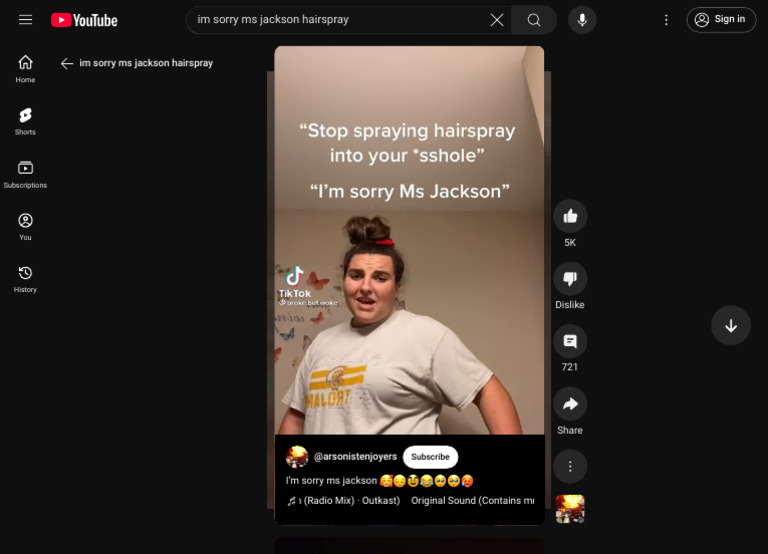 I'm Sorry Ms Jackson ??????? - YouTube | PDF