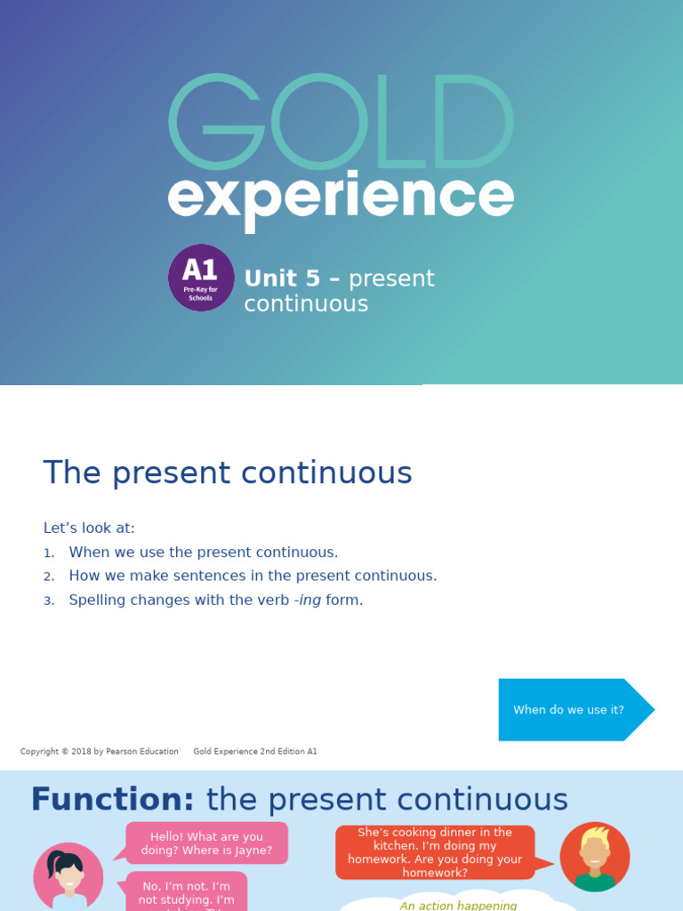 Gold Exp Grammar Ppt A1 U5 | PDF | Linguistic Typology | Language Families