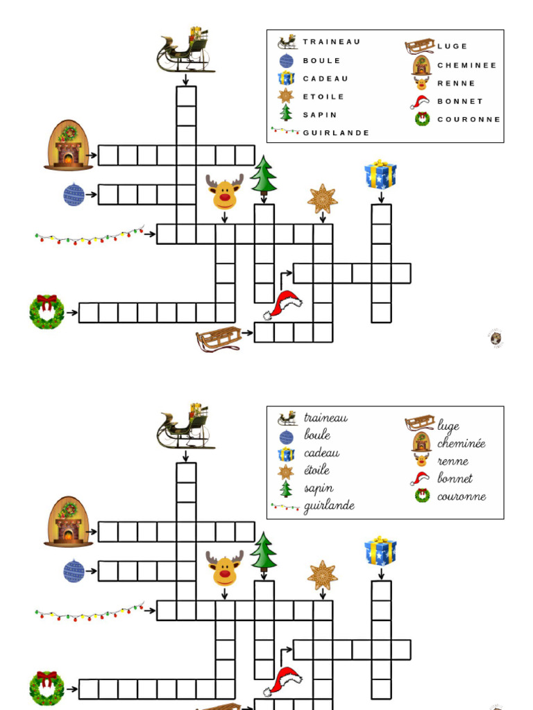 GS Mots Fleches de Noel | PDF