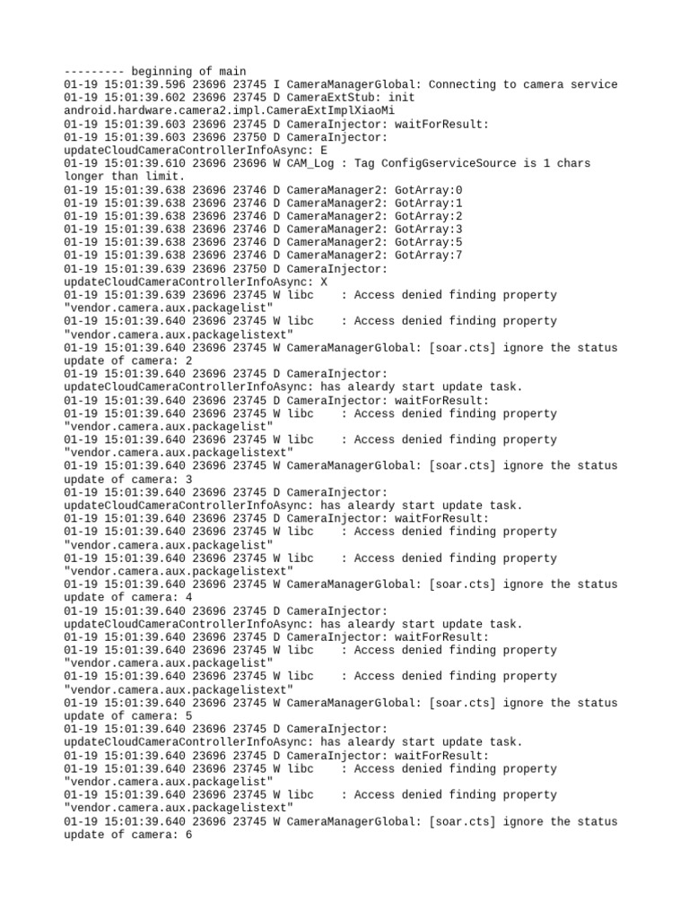 Log Cat 1737273699525 | PDF | Computer Architecture | Computing