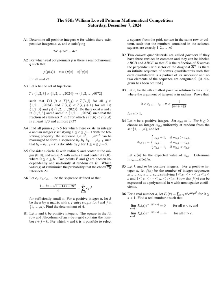 2024 | PDF | Elementary Mathematics | Discrete Mathematics