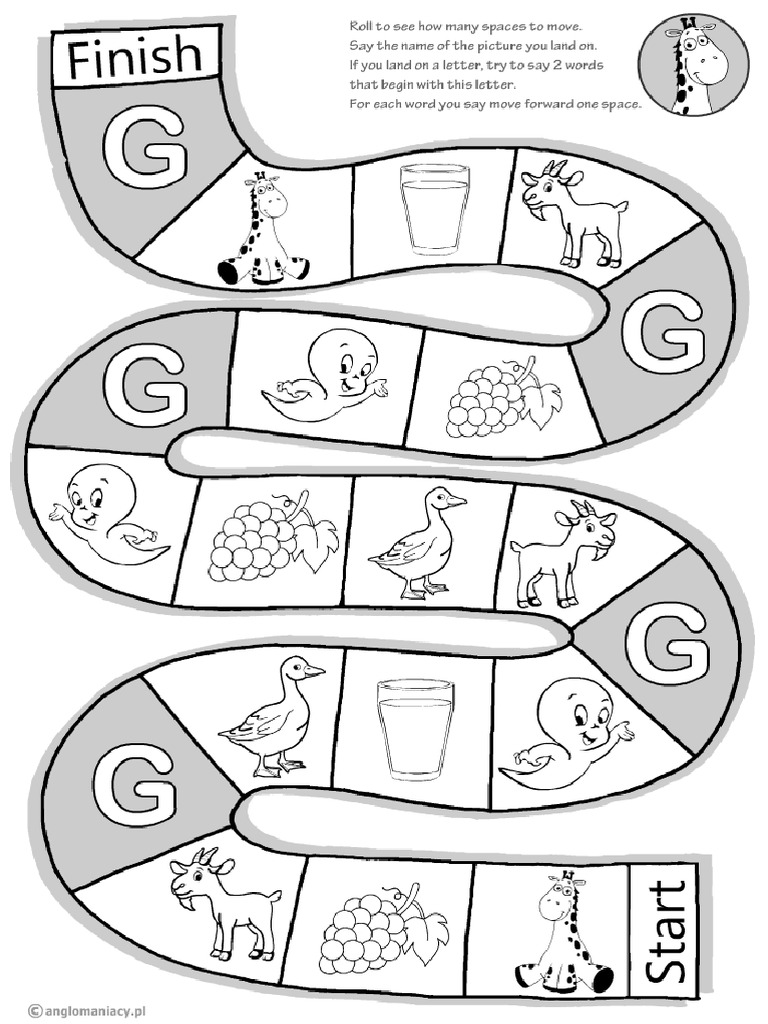 Letter G - Board Game | PDF