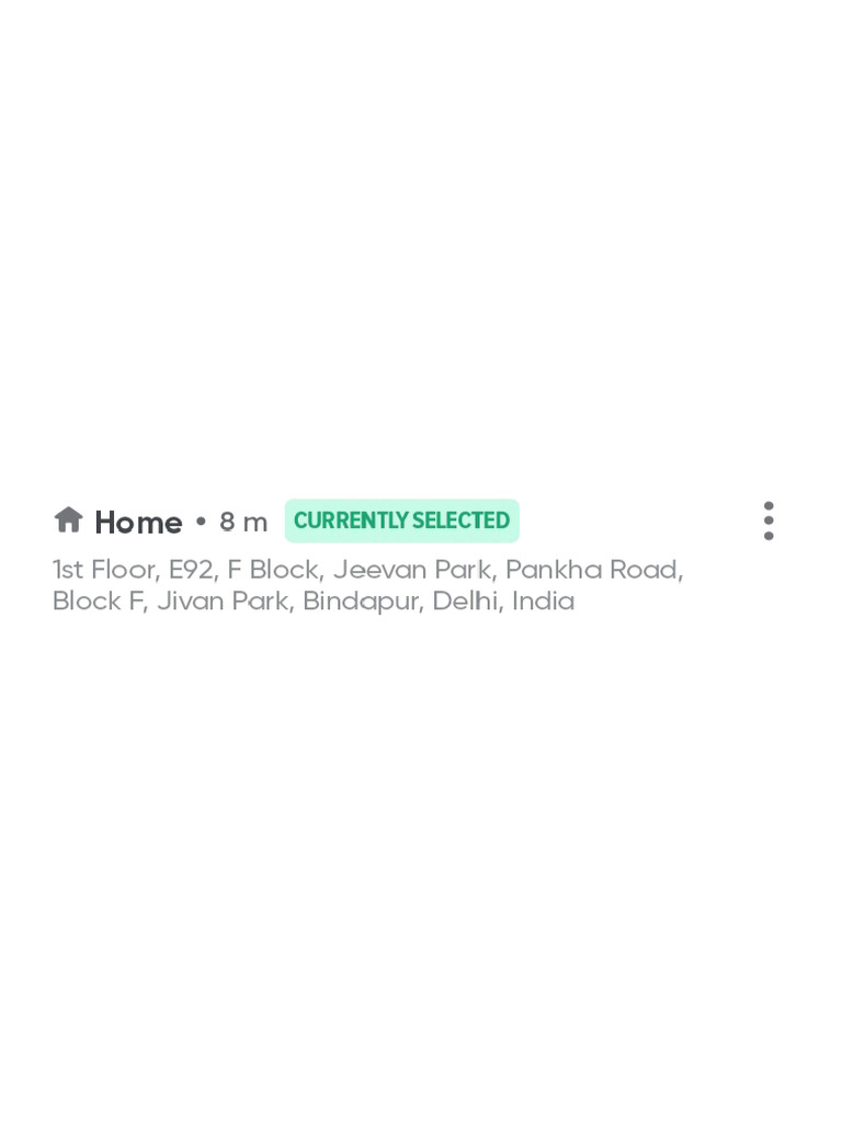 Delhi Home Address | PDF