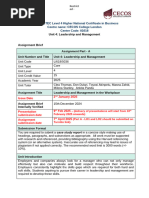 Cmi Level 5 Management and Leadership Sample Workbook Unit 501 | PDF ...