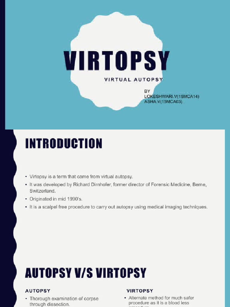 Virtopsy 82568466 | PDF