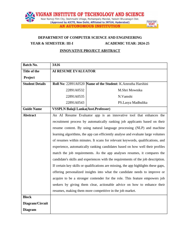 IP Abstract Format | PDF